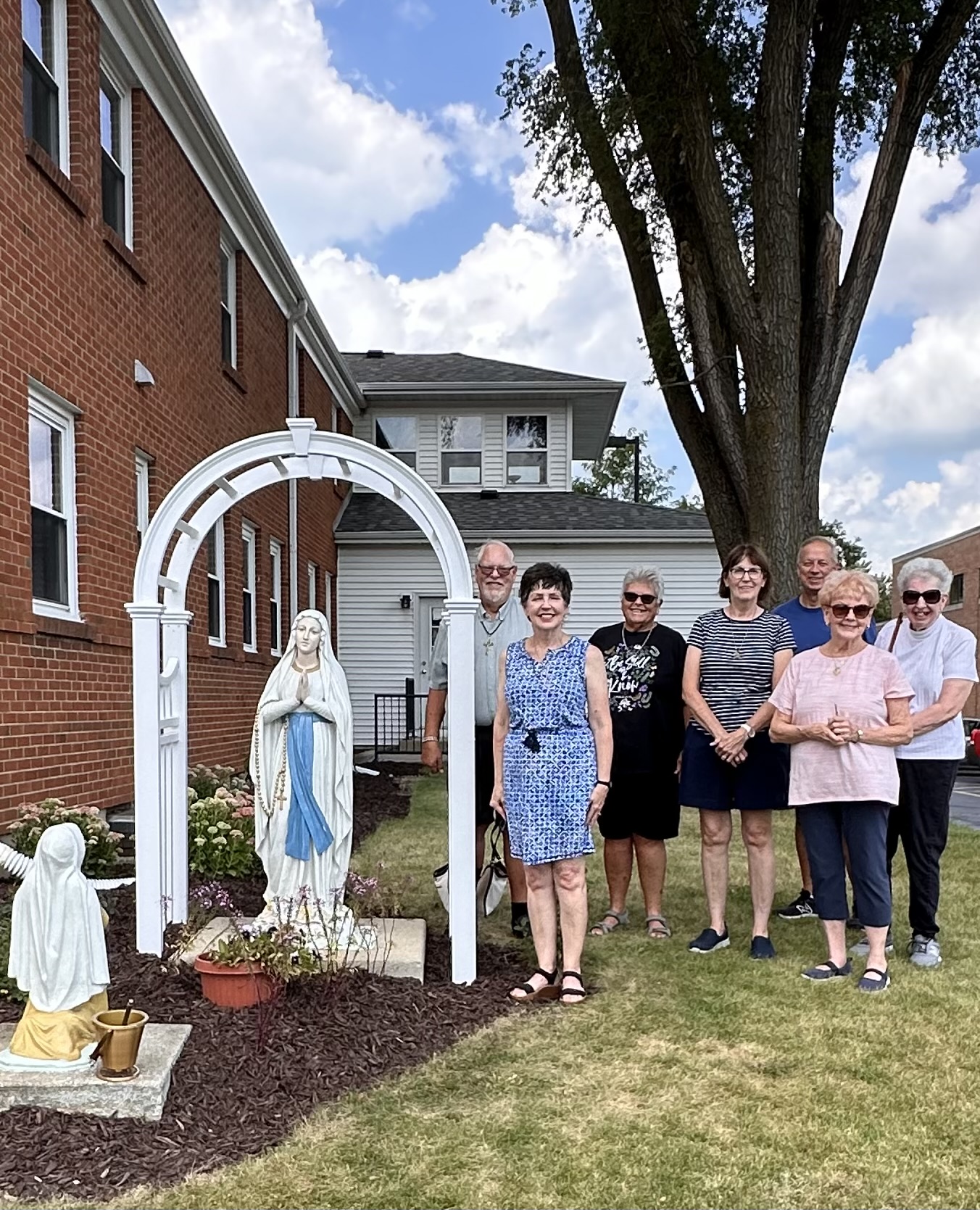 Our Lady of Lourdes Statue Blessing – Saint James Catholic Church